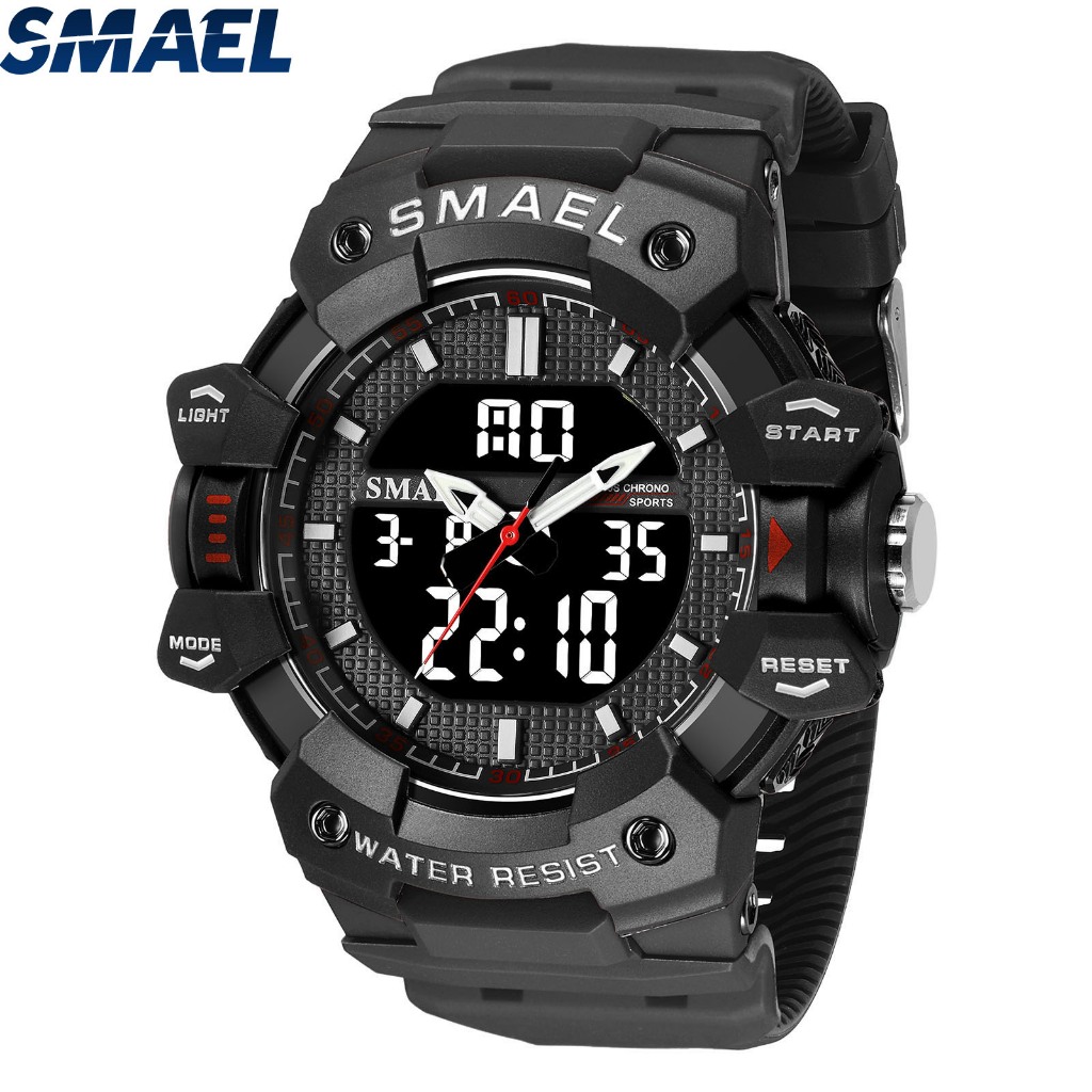 Jual SMAEL 8080 Original Jam Tangan SPORT Analog Digital Pria Wanita ...