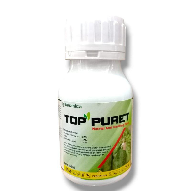 Jual nutrisi anti keriting daun atau puret daun TOP PURET javanica ...