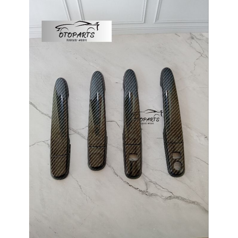 Jual COVER HANDLE MOBIL TERIOS SMARTKEY CARBON | Shopee Indonesia