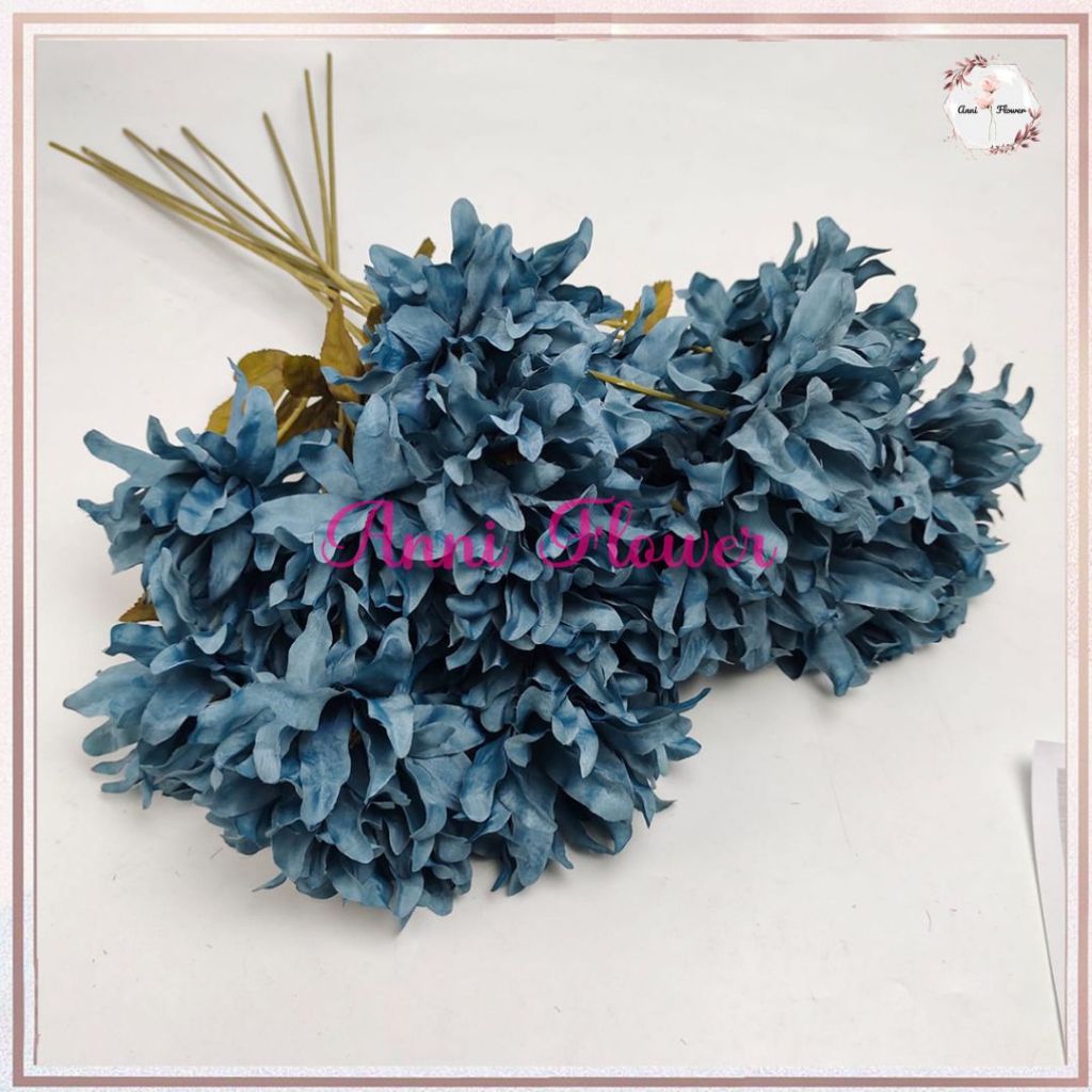 Jual Bunga Dahlia Tangkai Panjang Cabang 3 artificial Bunga Imitasi ...