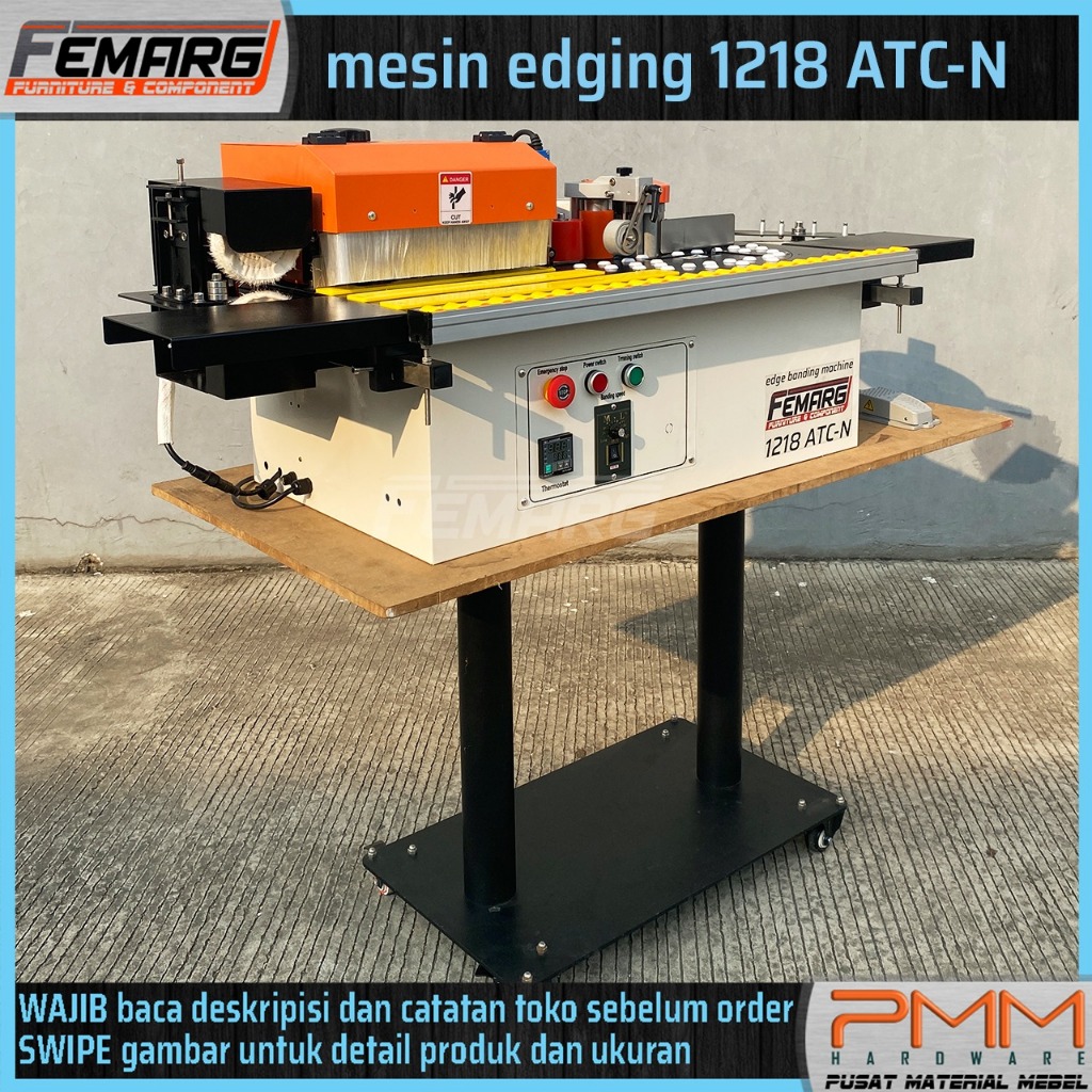 Jual mesin edging 1218 ATC-N FEMARG | automatic trimmer cutter buffing ...
