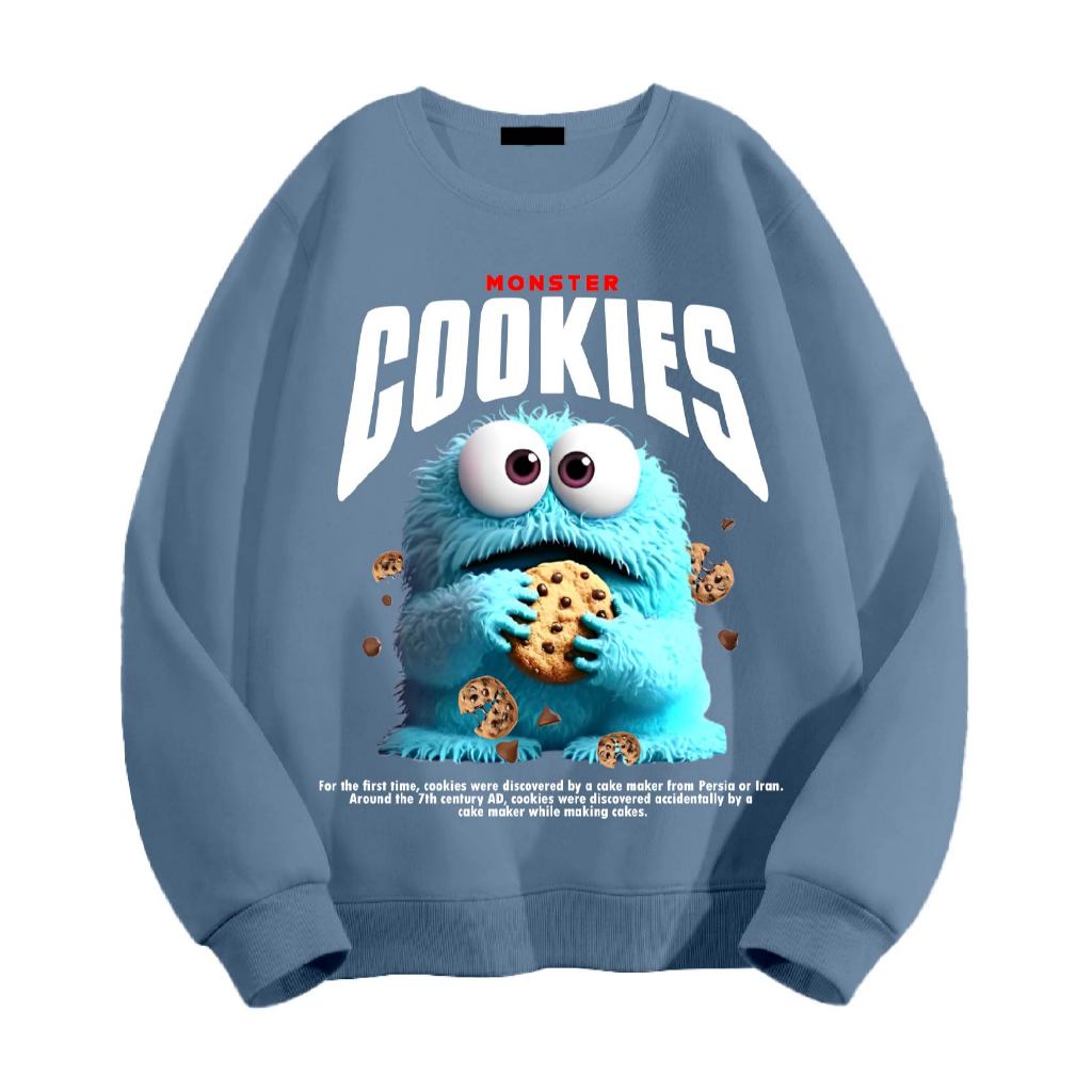 Jual KOTASWEATER Basic Sweater COOKIES (Sablon) Size M-XXL ( Pria ...