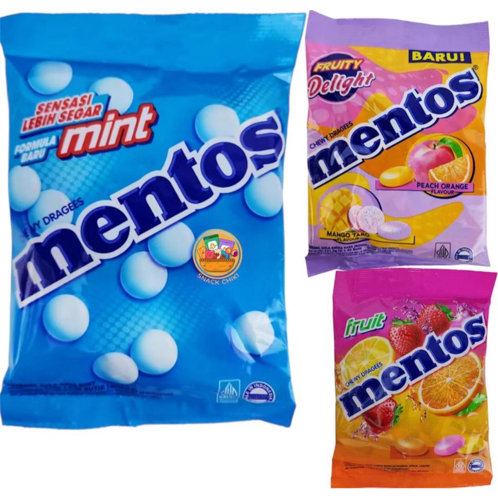 Jual Permen Mentos Mint & Fruit Isi 50 Butir 135gr - Mentos Permen ...