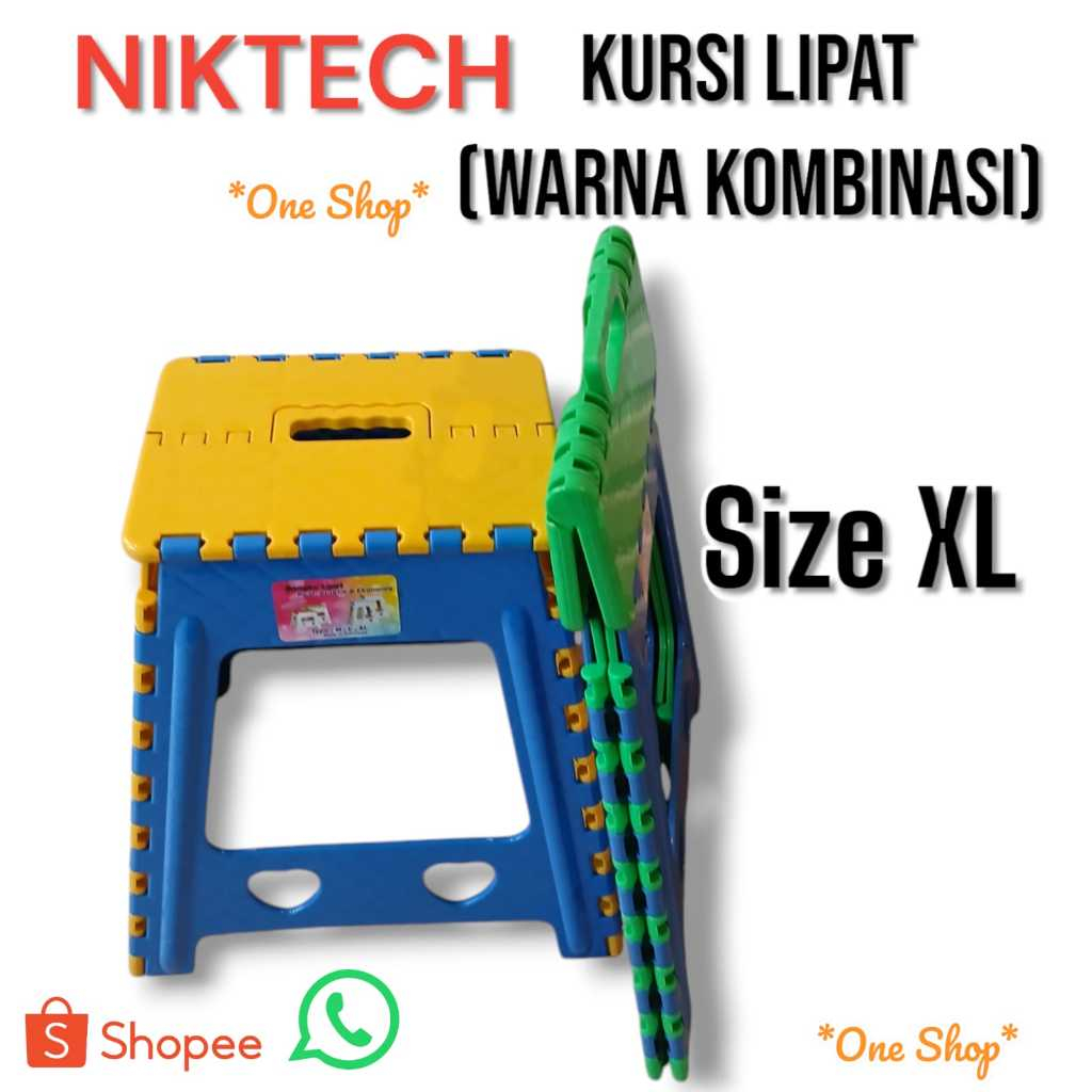 Jual NIKTECH KURSI LIPAT BANGKU LIPAT Ukuran XL Kombinasi | Shopee Indonesia