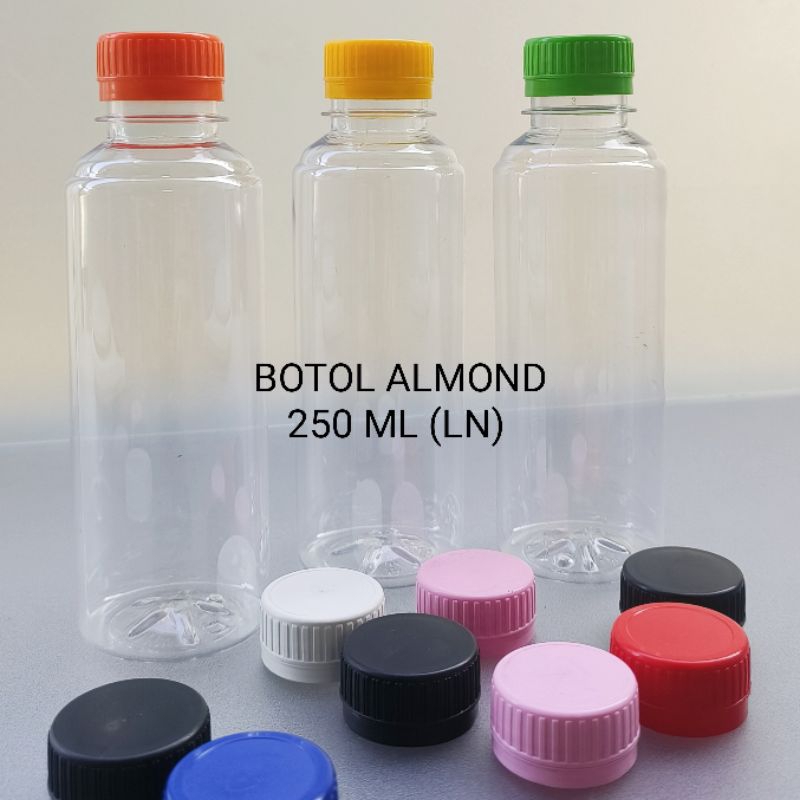 Jual BOTOL ALMOND 250 ML (LN) | Shopee Indonesia