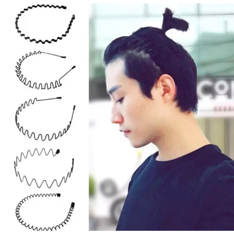 Jual Men's & Girl Hair Band Bando Kawat Hitam Cowok Boy & Cewek giril ...
