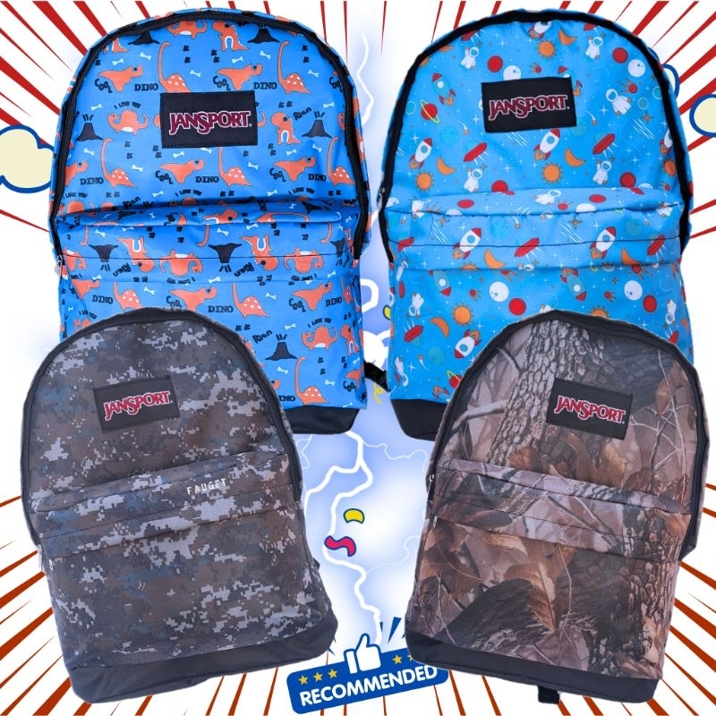 Jual JANSPORT tas punggung ransel backpack sekolah model JS untuk SD ...