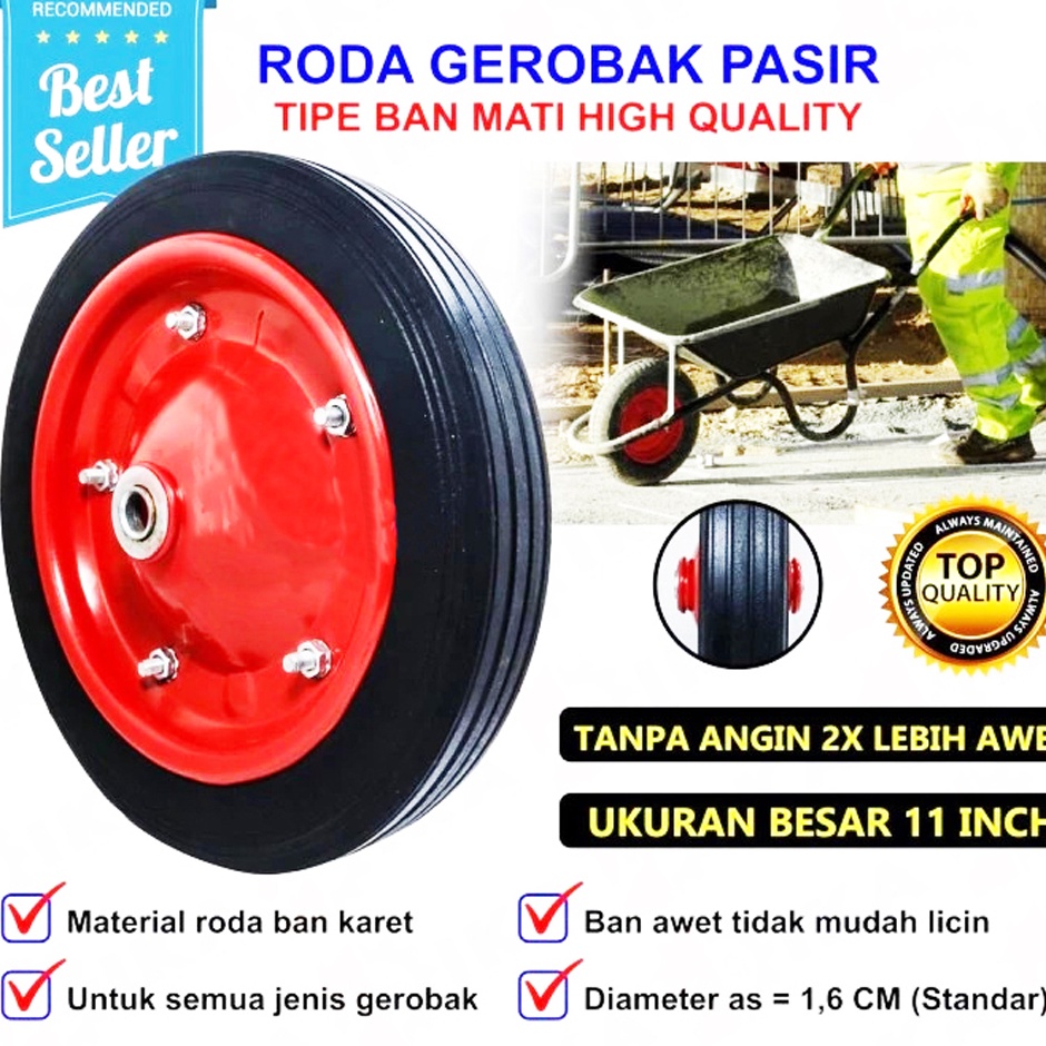 Jual Harga Puas TermurahBan Gerobak Dorong Roda Sorong Mati Pasir model ...