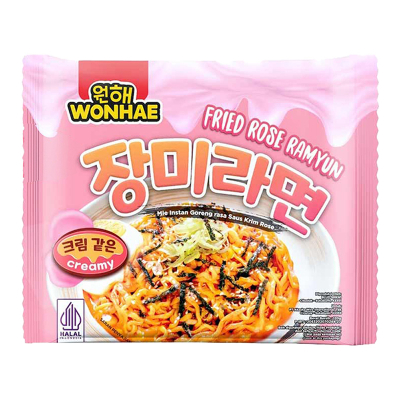 Jual Wonhae Rose Ramyun Mi Instan Goreng Saus Krim Rose / Keju khas ...