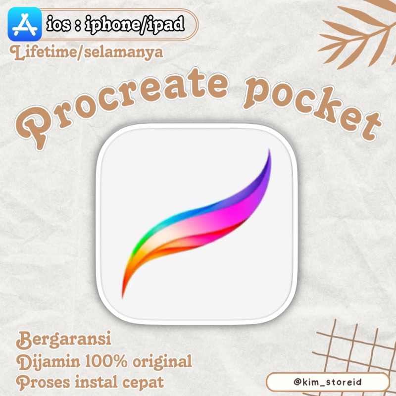Jual Procreate Poket iOS Selamanya - (ORIGINAL) | Shopee Indonesia