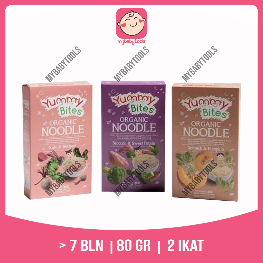 Jual YUMMY BITES ORGANIC NOODLE / MIE BAYI ORGANIK / MPASI / MIE BAYI ...