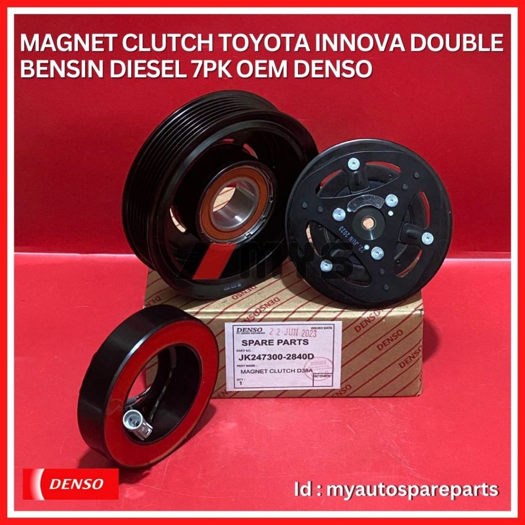 Jual MAGNET CLUTCH AC Mobil TOYOTA Innova Double Bensin Diesel OEM ...