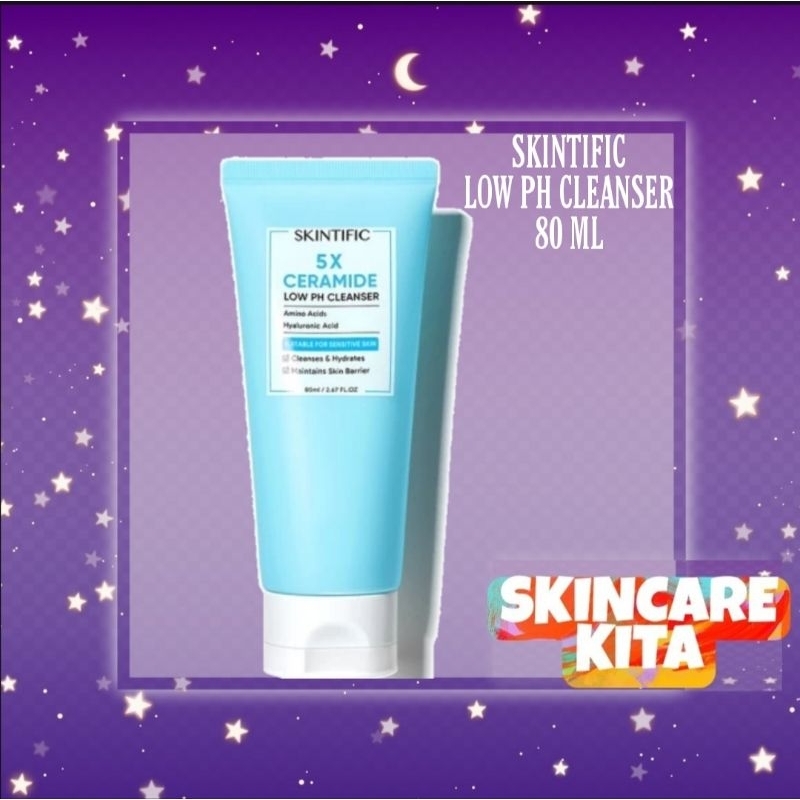 Jual Skintific 5X Ceramic Low PH Cleanser Facial Wash 80 ML | Shopee Indonesia