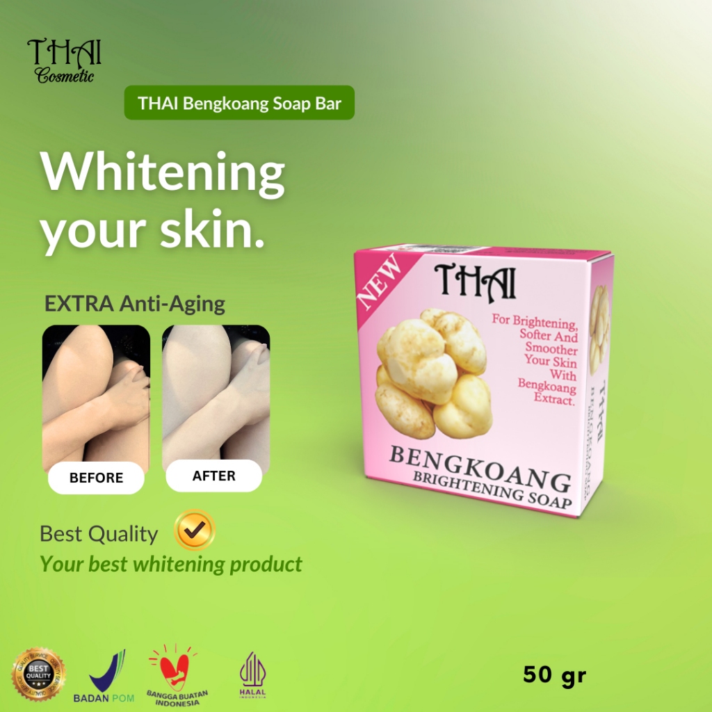 Jual Thai Bengkoang Soap Bar 50gr - Sabun Batang Extract Bengkoang ...