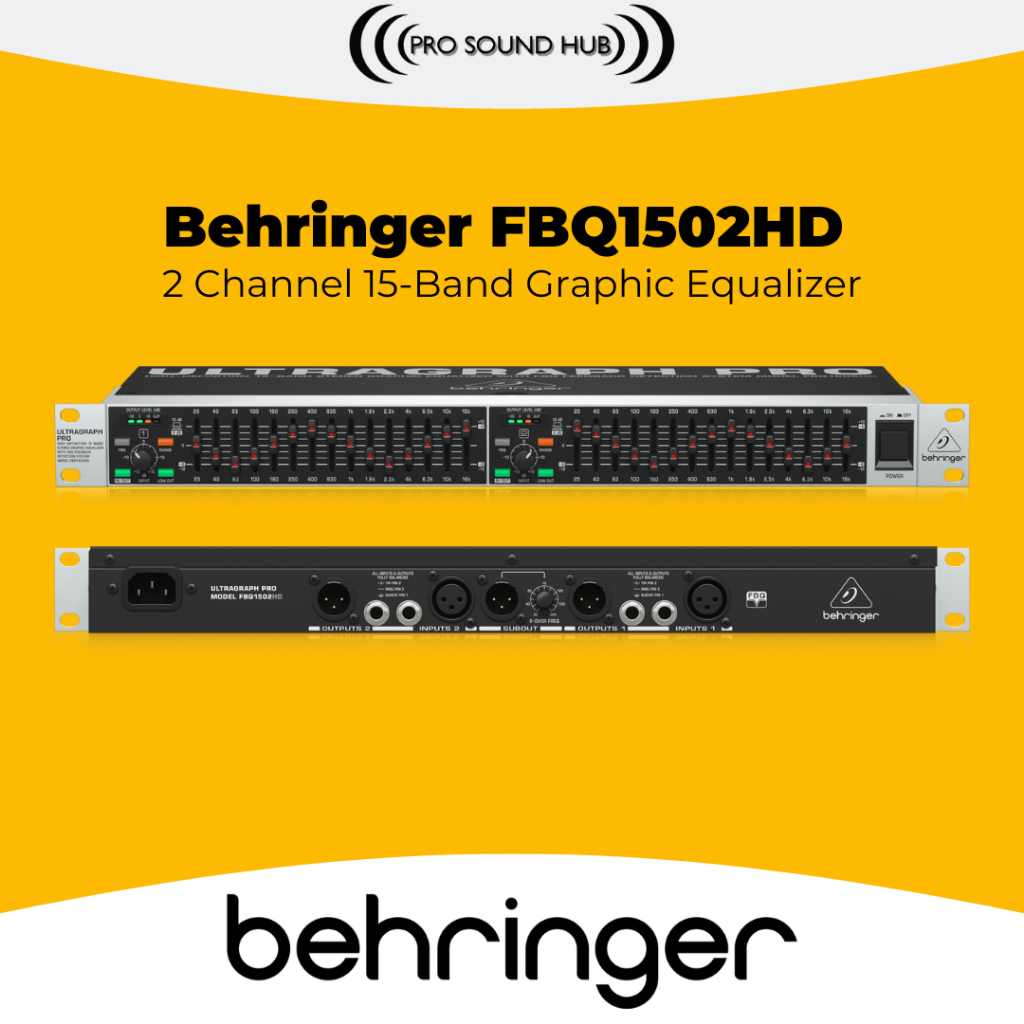 Jual Behringer FBQ1502HD FBQ-1502 FBQ1502 1502 HD Graphic Equalizer 15 ...
