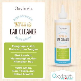 Jual Oxyfresh Pembersih Kuping Kucing / Anjing / Pet Ear Cleaner 100ml / 237ml | Shopee Indonesia