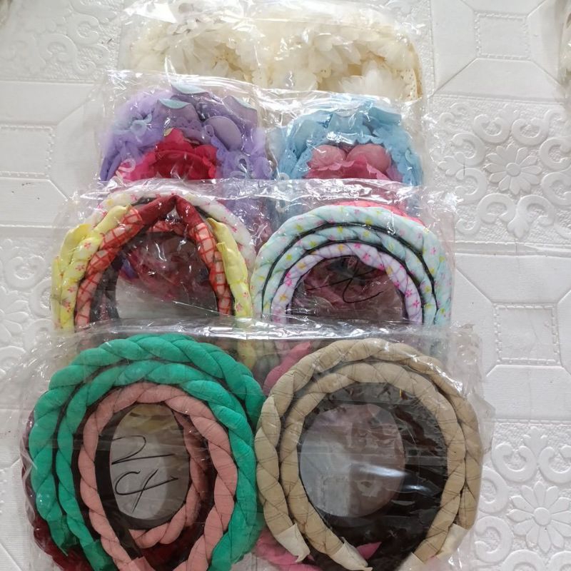 Jual Bando dewasa/bando rambut Anak dan dewasa aneka motif dan warna ...