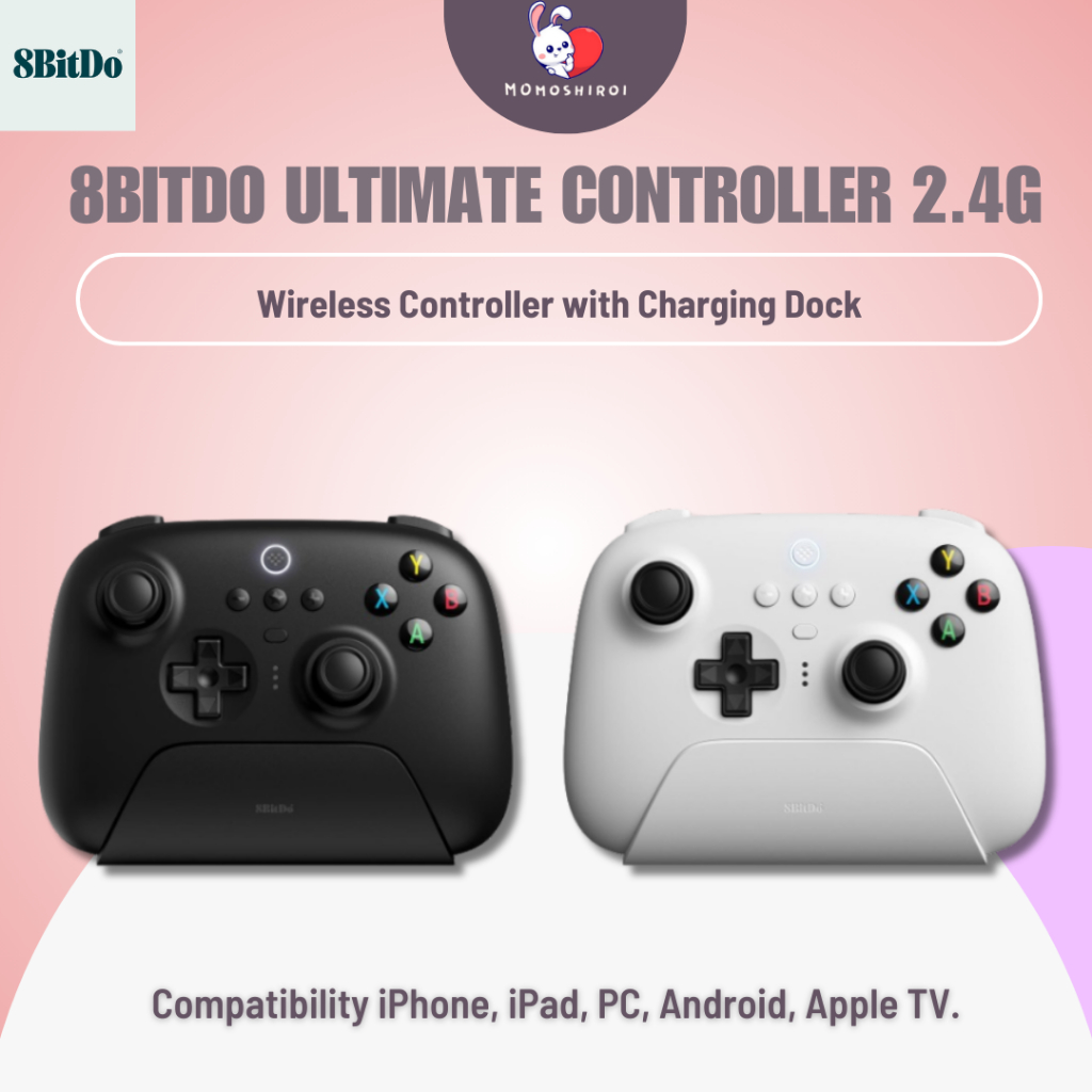 Jual 8BitDo Ultimate 2.4G With Charging Dock Controller Steam Wireless ...