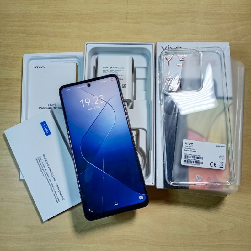 Jual Vivo Y36 5G NFC 8GB 256GB Mystic Black Second Kondisi Mulus Fullset | Shopee Indonesia