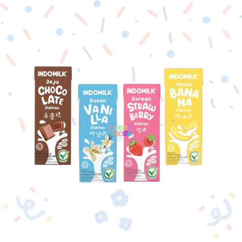 Jual INDOMILK SUSU UHT KOREAN ALL VARIAN SENSASI ALA KOREA 180ML ...