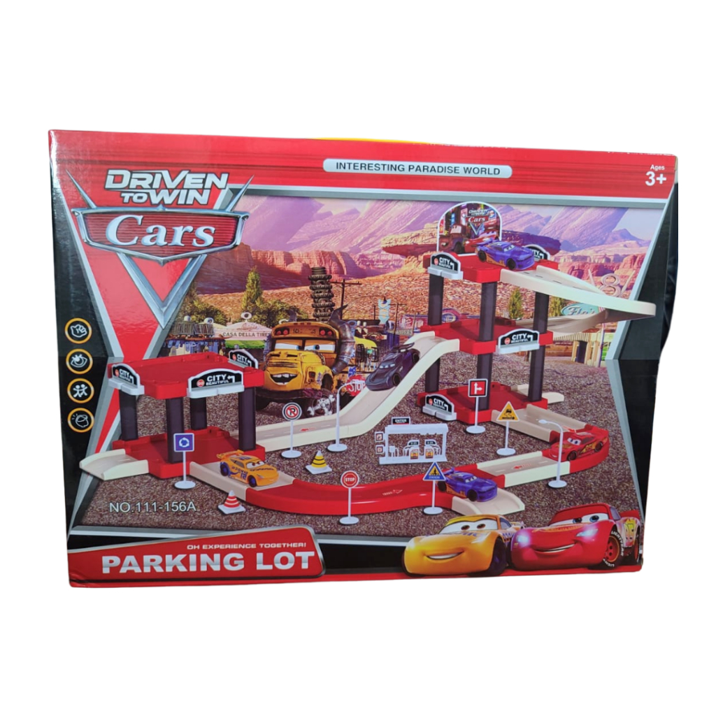 Jual PARKING LOT 111-156C CARS MCQUEEN DRIVEN TO WIN | Shopee Indonesia