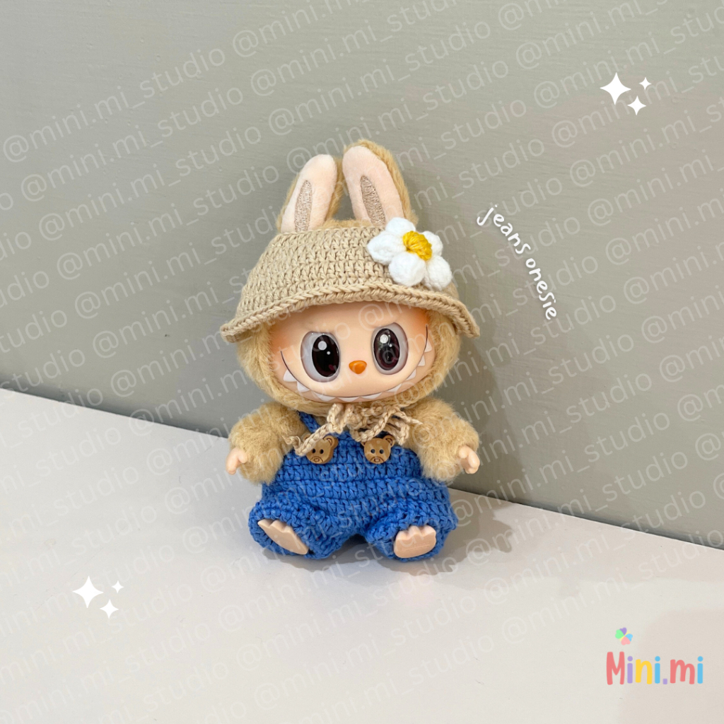 Jual BAJU LABUBU JEANS JUMPSUIT | Labubu shirt | Labubu Costume v1 v2 ...