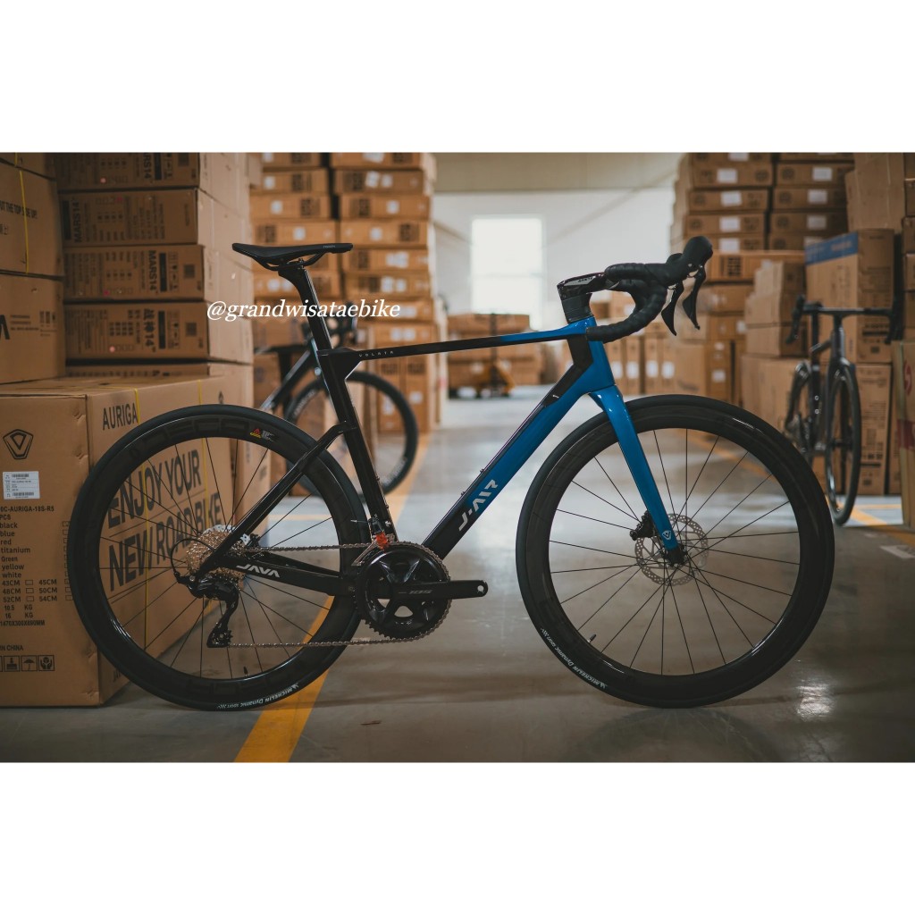 Jual Sepeda Balap Roadbike Java VOLATA 24 Speed Carbon 700C Hydraulic Disc Brake 105 R7120 ...