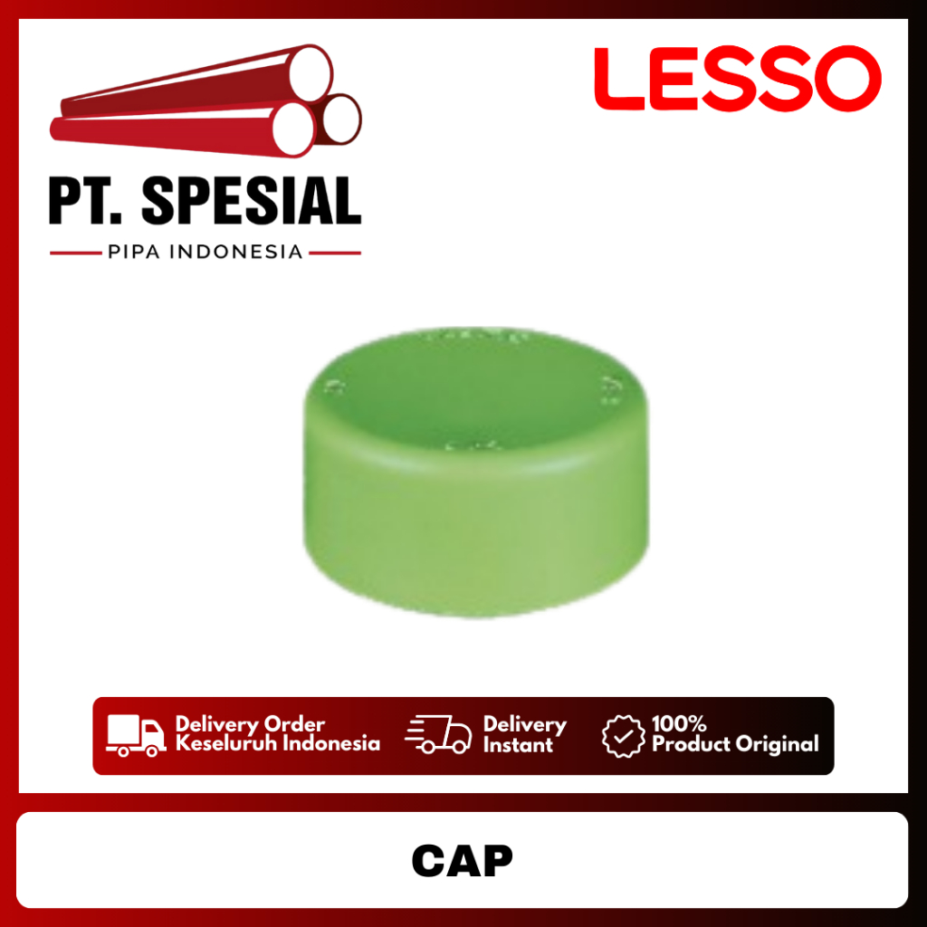 Jual Dop PPR Lesso dn63 / End Cap PPR Lesso dn20-dn160 Lesso - 07 ...
