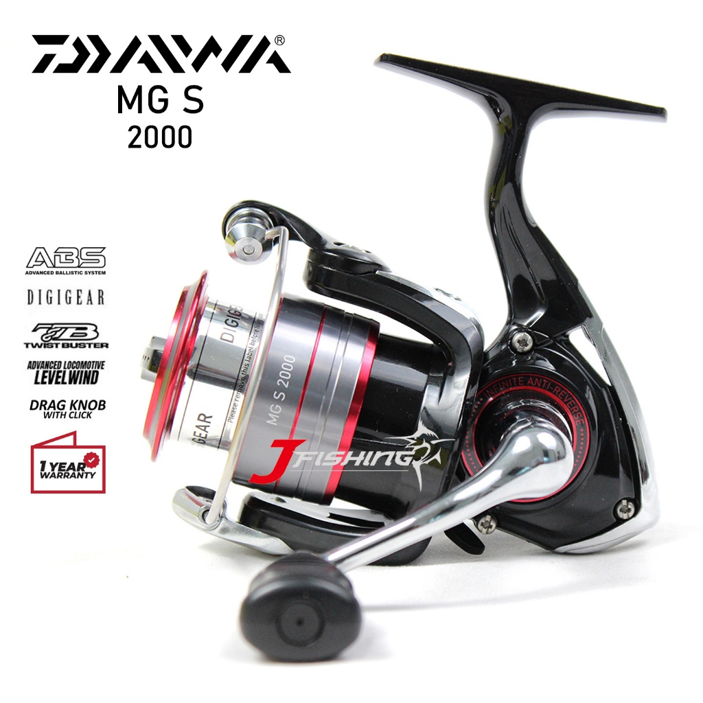 Jual Reel DAIWA MG S | 2000 2500 3000 4000 | Spinning | Kolam Sungai Muara Danau | Resmi ...