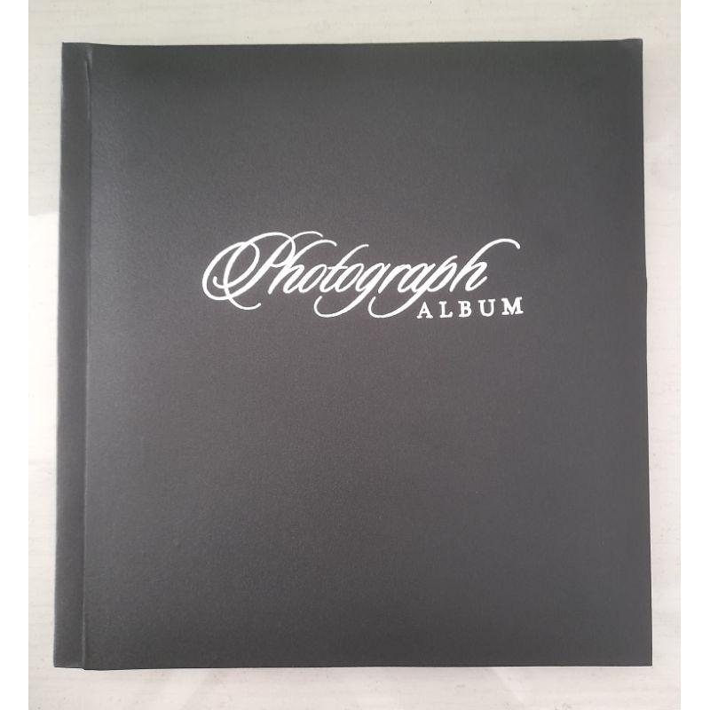 Jual ALBUM FOTO 4R PHOTOGRAPH LUX HARD COVER HITAM DOFF ISI 40 SLOT ...