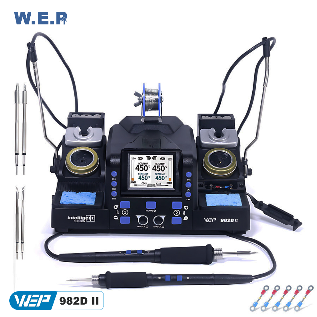 Jual WEP 982D-II 2in 1 Soldering Station Temperature Adjustable Rework ...