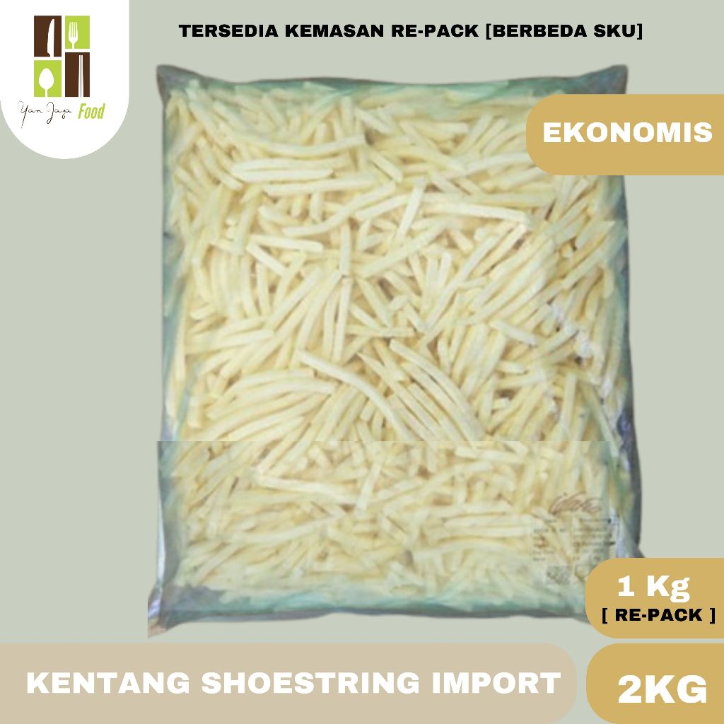 Jual Kentang Shoestring Ekonomis / Kentang Import / Frozen / Beku ...