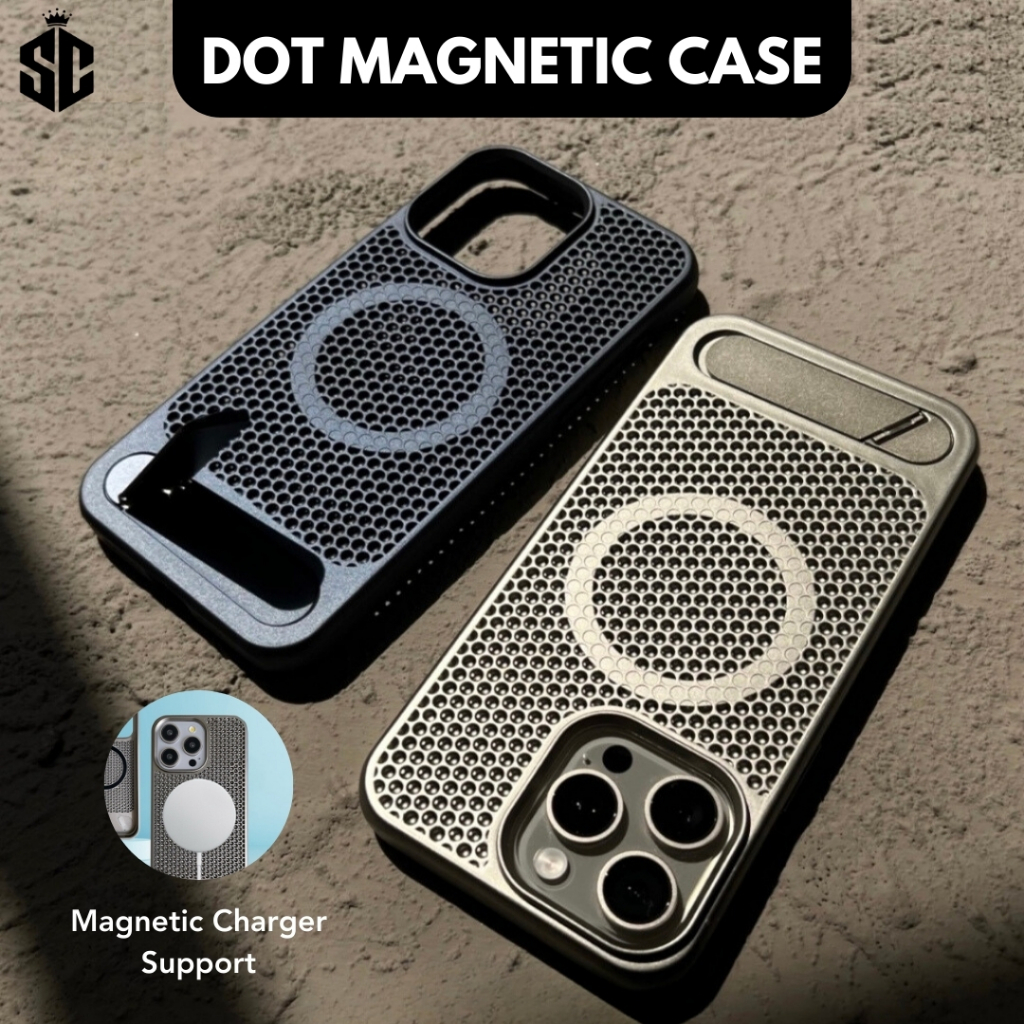 Jual Premium Magnetic Standing Case For Iphone 11 12 13 14 15 16 PLUS ...