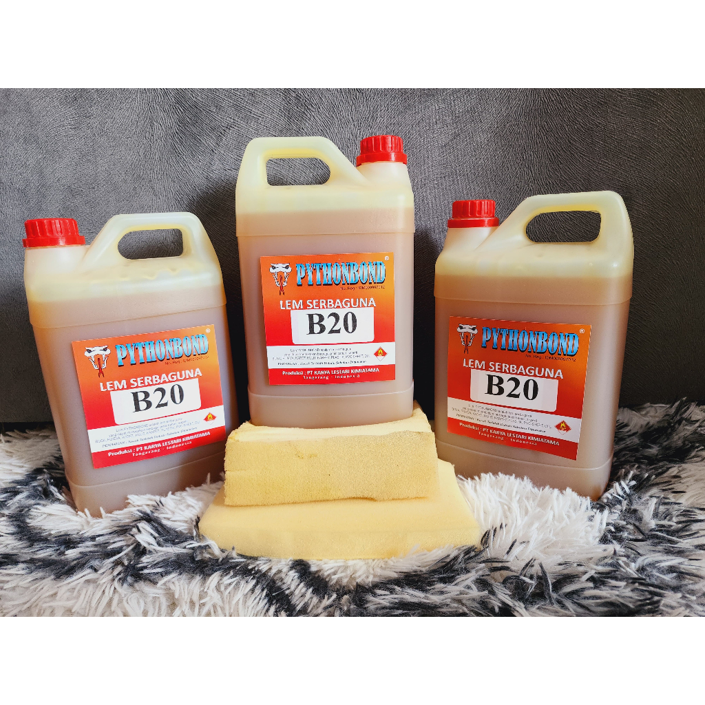 Jual Lem Kuning PYTHONBOND B20 jerigen ISI 2 Liter | Shopee Indonesia