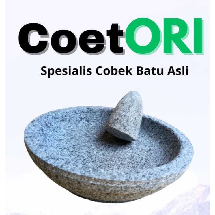Jual COBEK BATU GUNUNG ASLI UK 20 CM DAN ULEKAN DI BUBUT | Shopee Indonesia