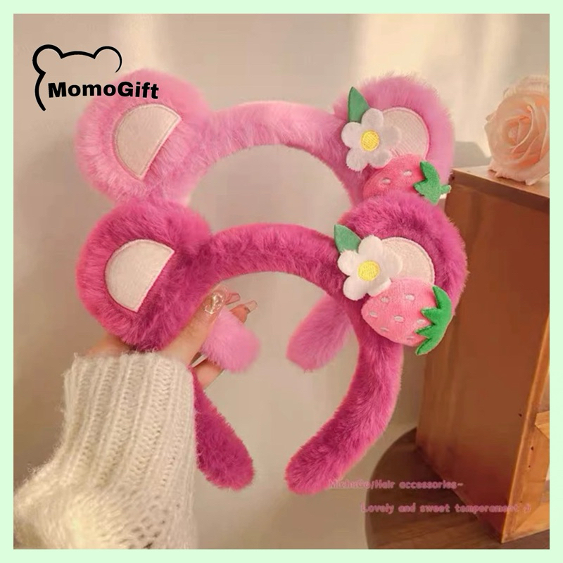 Jual Bando Karakter Beruang Strobei Bandana Lucu Lotso Kuromi Ears ...