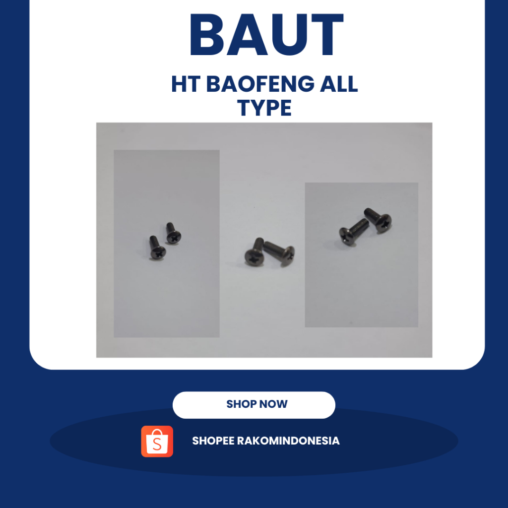 Jual paket BAUT BELT CLIP 7 pasang, BAUT ALL TYPE HT BAOFENG, UV 82 ...