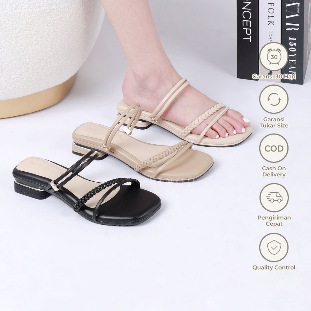 Jual WINOD Foxy Heels 3cm Sandal Hak Tinggi Pesta Kondangan Wisuda ...