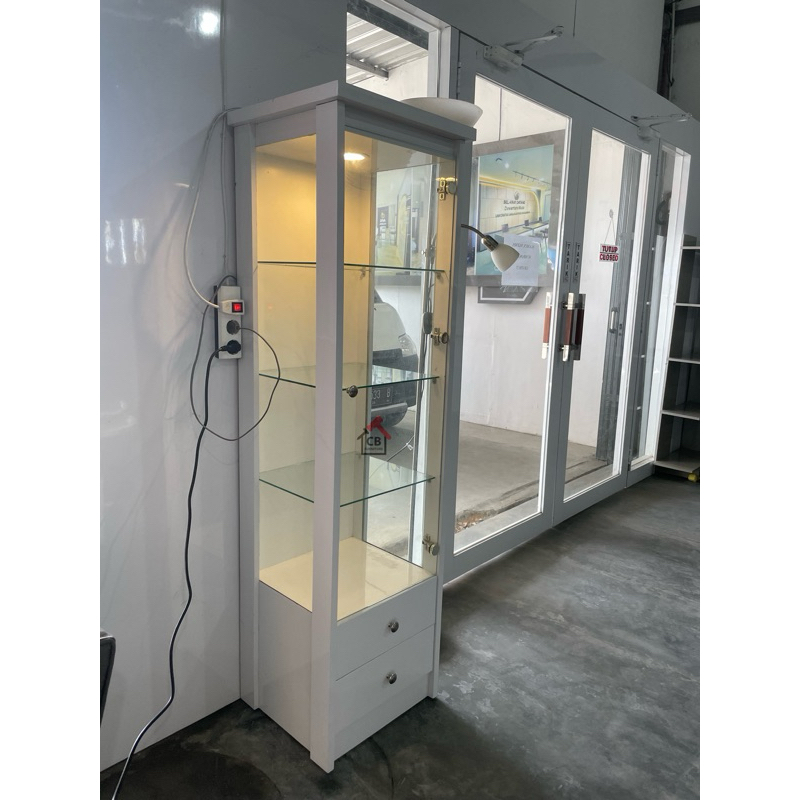Jual Lemari Rak Pajangan, Lemari Tas, Lemari Display Kaca | Shopee ...