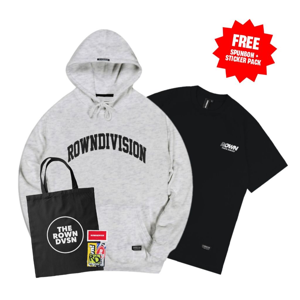 Jual Bundling Hoodie + T-Shirt 200RB [GRATIS STICKER PACK + TOTE BAG ...