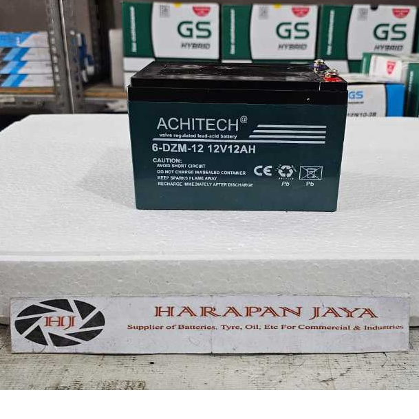 Jual AKI ACHITECH 12V 12AH (BAUT) UTK UPS/ GENSET/ SEPEDA LISTRIK ...
