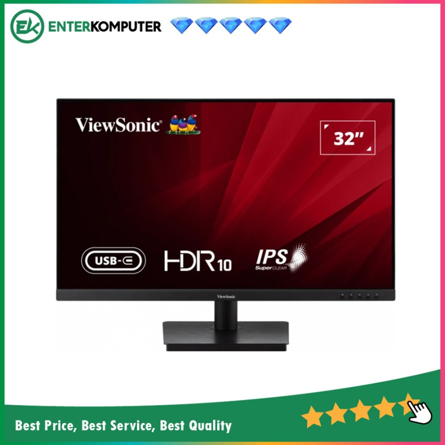 Jual ViewSonic 32" VA3209U-4K 4K UHD IPS Monitor 32 inch with USB-C and ...