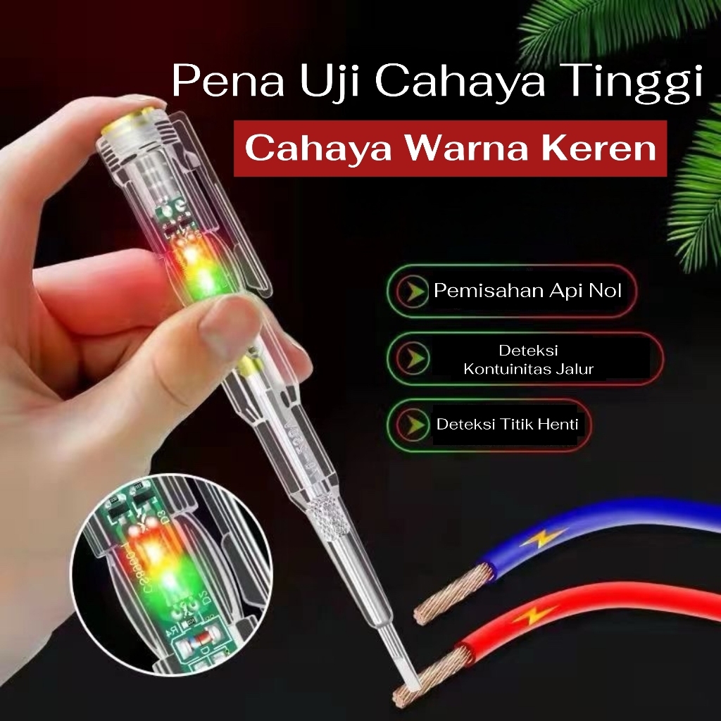 Jual Tespen Obeng Alat Test Listrik Alat Pendeteksi Kabel Listrik ...