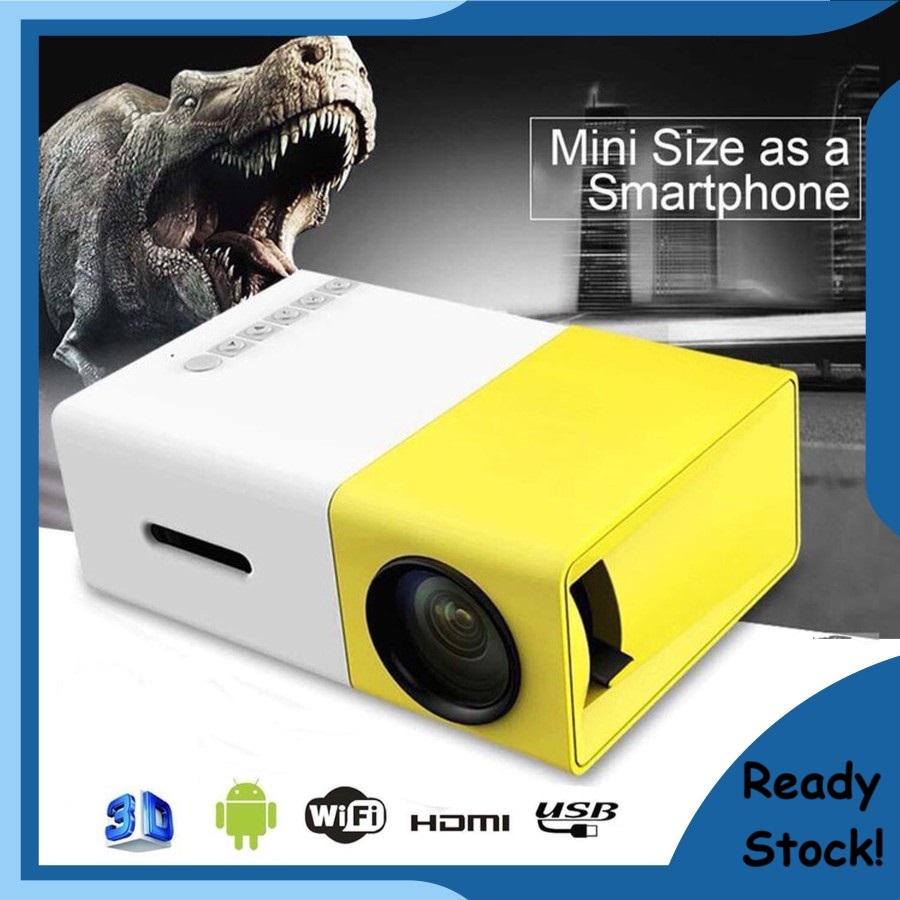 Jual SMARTCOM YG300 Mini Proyektor LED LCD Portable Mini Projector ...