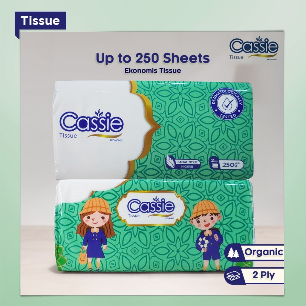 Jual TBMO TISSUE KERING CASSIE FACIAL 250G 2 PLY | Shopee Indonesia