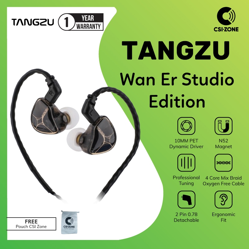 Jual Tangzu Wan Er / WanEr Studio Edition 10mm Dynamic Driver In Ear ...