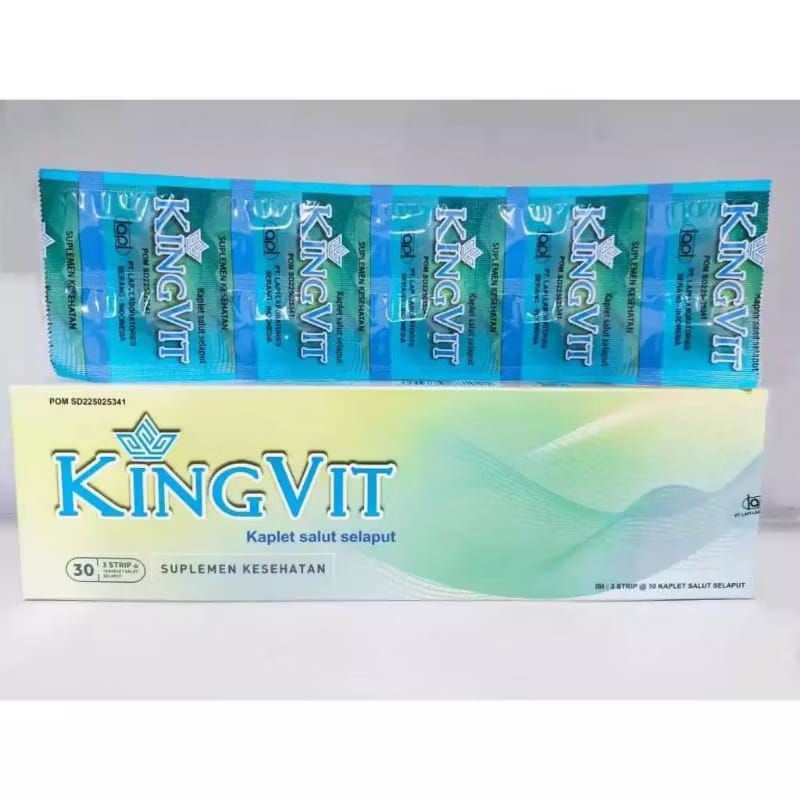 Jual KingVit (1Strip @10Tablet) - Membantu Memenuhi Kebutuhan ...