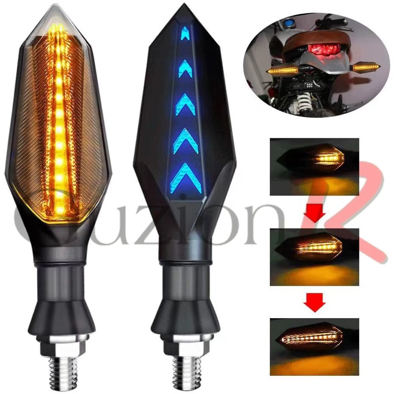 Jual SEN RUNNING MOTOR LED PANAH 2 SISI SEN D-138 RUNNING VIXION CB KLX DLL - LAMPU SEIN RUNNING ...