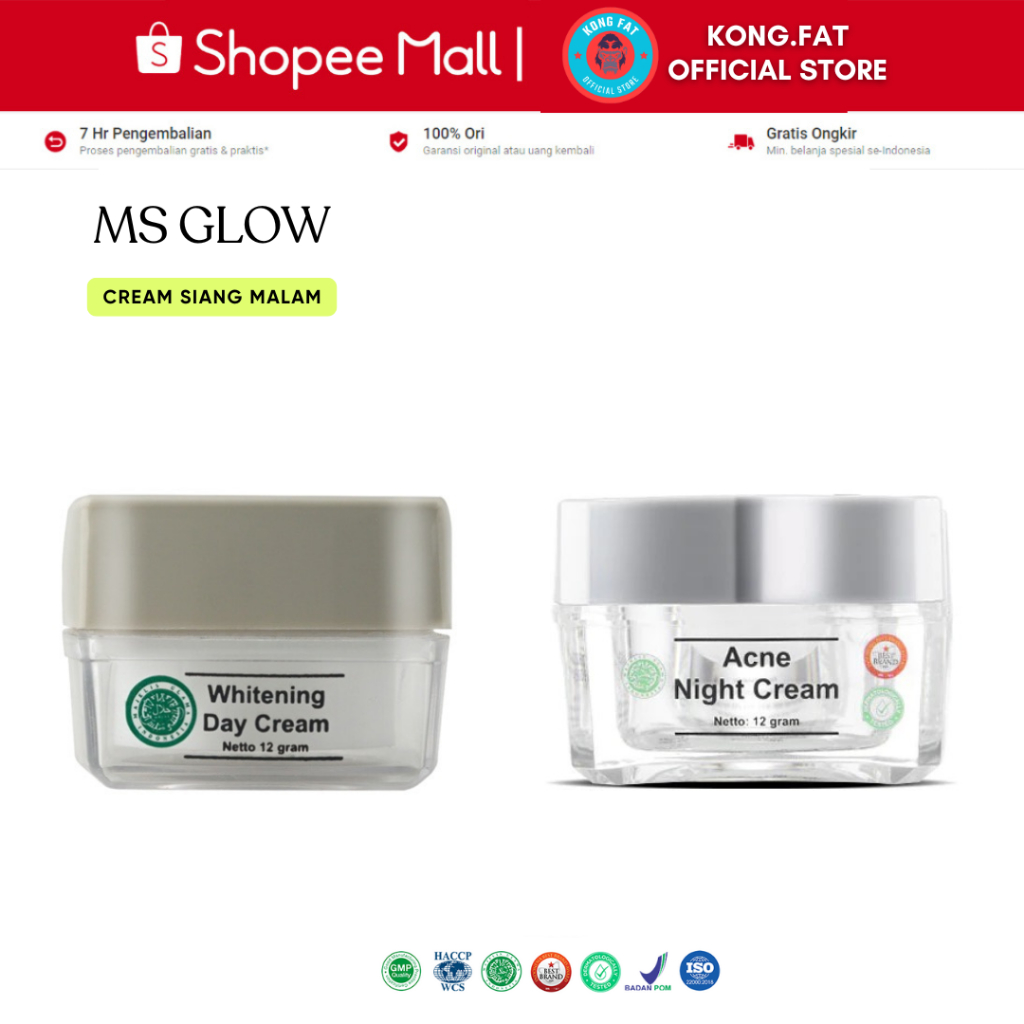 Jual MS Glow Cream Siang Malam Terlengkap & Harga Terbaru Juni 2026 ...