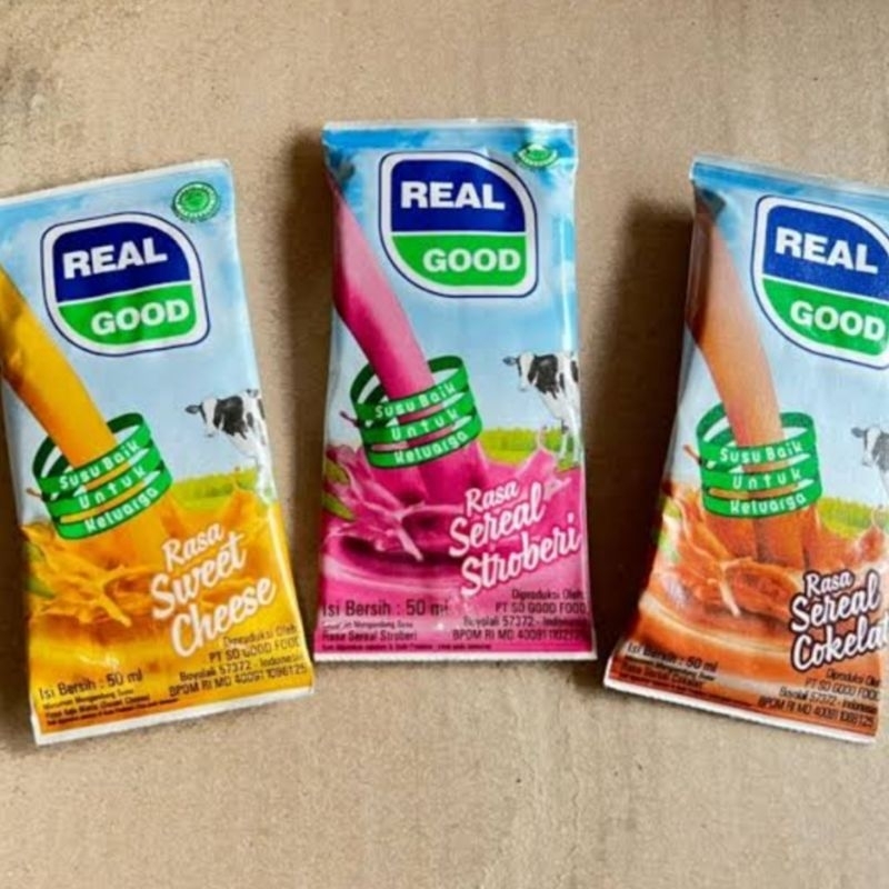 Jual Real Good Susu Bantal 50ml Pack isi 10pcs | Shopee Indonesia